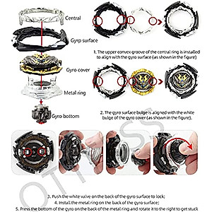 Bey Blades Battling Tops Burst Sparking Launcher Akara Tomy Toys Gift for Boy Burst Dynamite Bey Blade