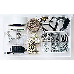 MUJI B4S7011 Storage Case, 1 Drawer, White