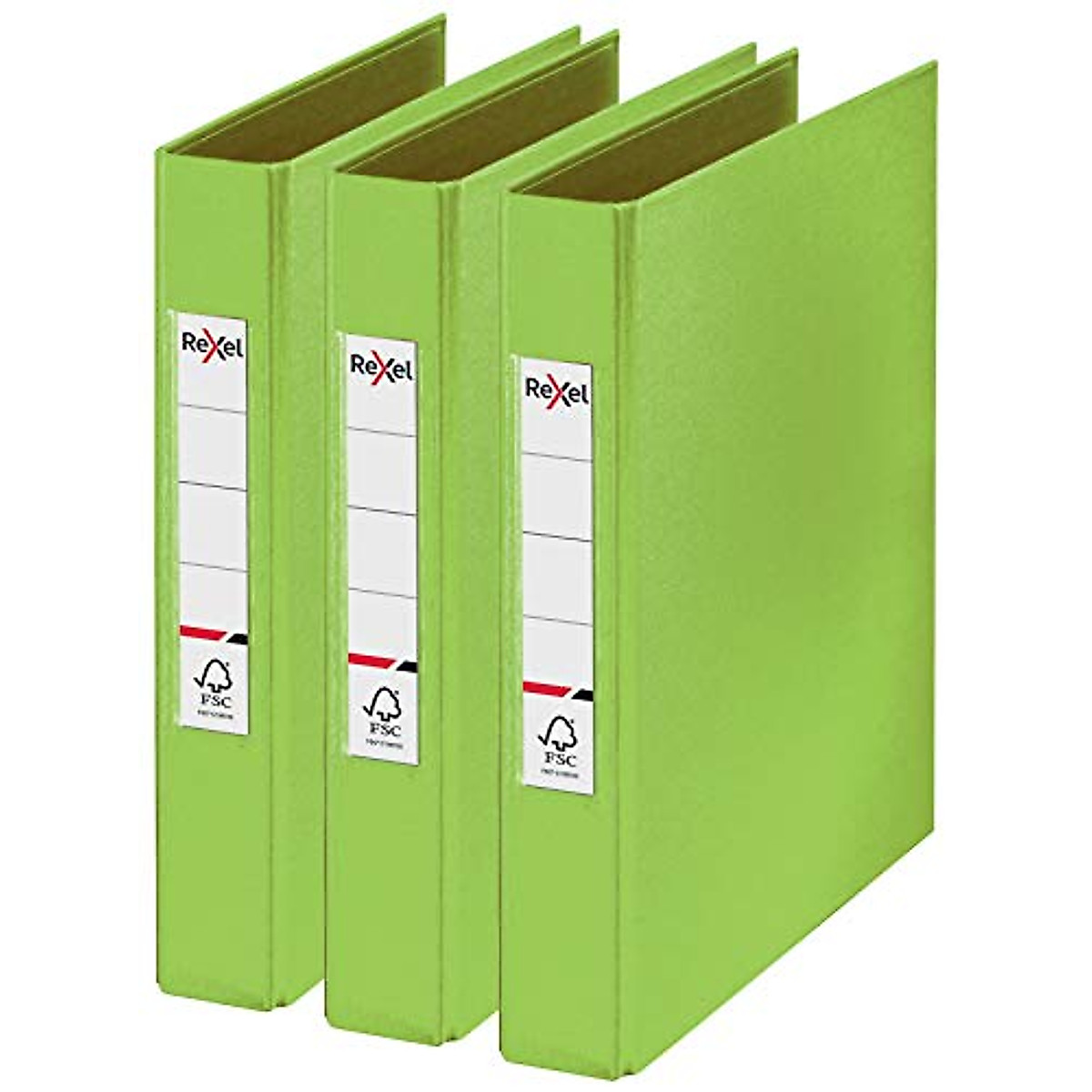 Rexel A5 Ring Binder, Green, 25 mm 2 O-Ring Diameter, Choices, 2115561