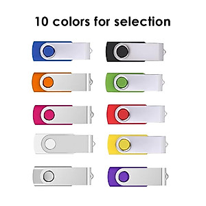 25pcs 4GB Custom USB Flash Drive with Personalized Logo for Promotion, Customized USB Thumb Drive, Bespoke Bulk USB Drive (10 Color Options)