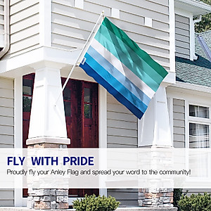 Anley Fly Breeze 3x5 Foot MLM Vincian Pride Flag - Vivid Color and Fade Proof - Canvas Header and Double Stitched - Men Loving Men Gay LGBT Flags Polyester with Brass Grommets 3 X 5 Ft