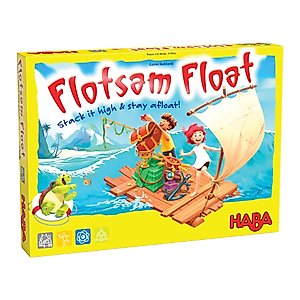 HABA Flotsam Float - Island Hopping, Wreckage Piling Stacking and Balancing Game for Ages 6+ (Made in Germany)