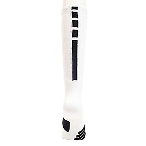 Nike ELITE CREW SOCK White | Black L