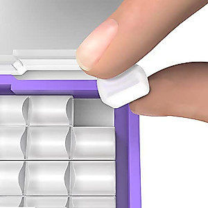 GUM Orthodontic Wax for Braces and Dental Devices - Soothing Dental Wax with Vitamin E and Aloe Vera - Clear Color and Refreshing Mint Flavor (6pk)