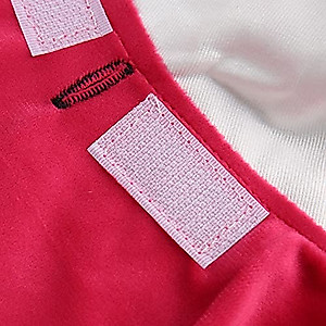 Qinlorgo Pet Formal Clothes, Hook and Closure Rose Red Breathable Hand Wash Soft Dog Suit Costume for Puppy for Party (XS)