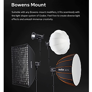 Godox SL60IIBi SL60II-Bi LED Video Lights,2800K-6500K,CRI96 + TLCI97 +,Builtin 11 FX Effects,Ultra Silent Fan for Newborn Photography,Portrait,Interview Lighting,Video Filming.