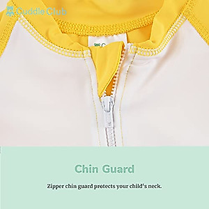 Cuddle Club Baby and Toddler One-Piece Swimsuit | UPF 50+ All-Day UV Protection Infant Sunsuit