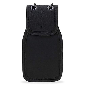 abcGoodefg Nylon Tactical Radio Pouch Heavy Duty Military Two Way Radio Holder Holster Universal Walkie Talkie Case Bag Adjustable Storage for Motorola MT500, MT1000, MTS2000 and Similar Models