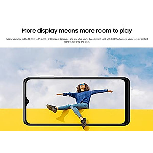 SAMSUNG Galaxy A13 4G (128GB, 4GB) 6.6" Full HD, Android 12, 50MP Quad Camera, Dual SIM Volte GSM Factory Unlocked (US + Global) International Model A135M/DS (w/Extra Fast Adapter, Black)