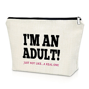 18th birthday gift for Sister Friend Makeup Bag for 18 Year Old, Teen Girls Cosmetic Bag Happy birthday gift for Daughter Granddaughter Gift Christmas Gifts Cosmetic Travel Bag