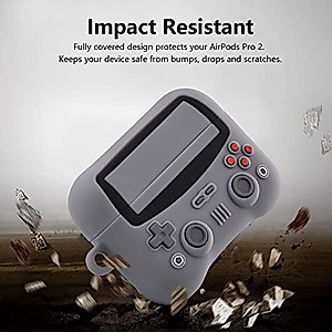 Airpods Pro 2 Case, Cute Cartoon Airpods Pro 2nd Generation Case, Classic Handheld Game Console Cover AirPod Pro 2 Case for Apple Air Pod Pro 2nd Gen 2022 for Men Boys