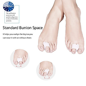 Askilt Bunion Corrector, Bunion Splints and Bunion Relief for Hallux Valgus, Big Toe Joint,Adjustable Bunion Splint Protector Sleeves kit F or Women and Men,7 pcs