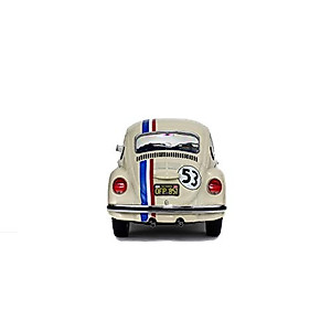 Solido 421184040 1:18 VW Käfer 1973 Volkswagen Beetle 1303 Racer 53" Die-Cast Model, Beige, Scale