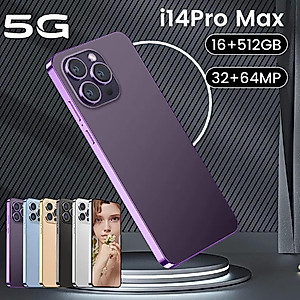 i 14 Pro Max Cell Phone 7.3 inch Big Screen 5G Smartphone 16GB + 512GB Dual SIM Android Mobile i Phone I14 PRO MAX