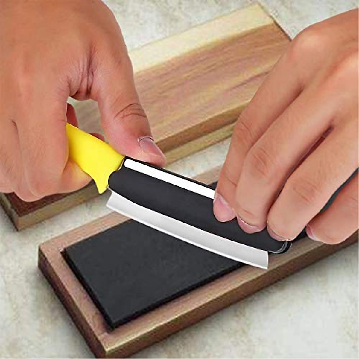 Huizzwy Honing Guide 2 Pcs, Knife Sharpener Angle Guide Sharpening Guide for Whetstone