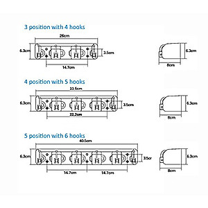 This Good Rate Mop and Broom Holder, Wall Mounted Garden Tool Storage Tool Rack Storage & Organization for Your Home, Closet, Garage and Shed (3Hole 4hanging)