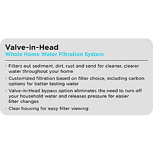 EcoPure EPW2VC Whole Water Filtration System Housing