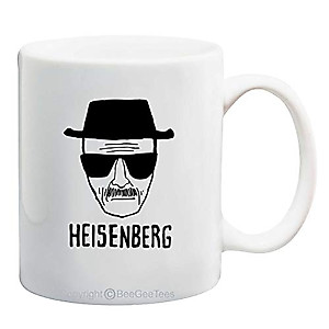 BeeGeeTees HEISENBERG Bad Walter White Funny Coffee Mug Office Tea Cup (11 oz)