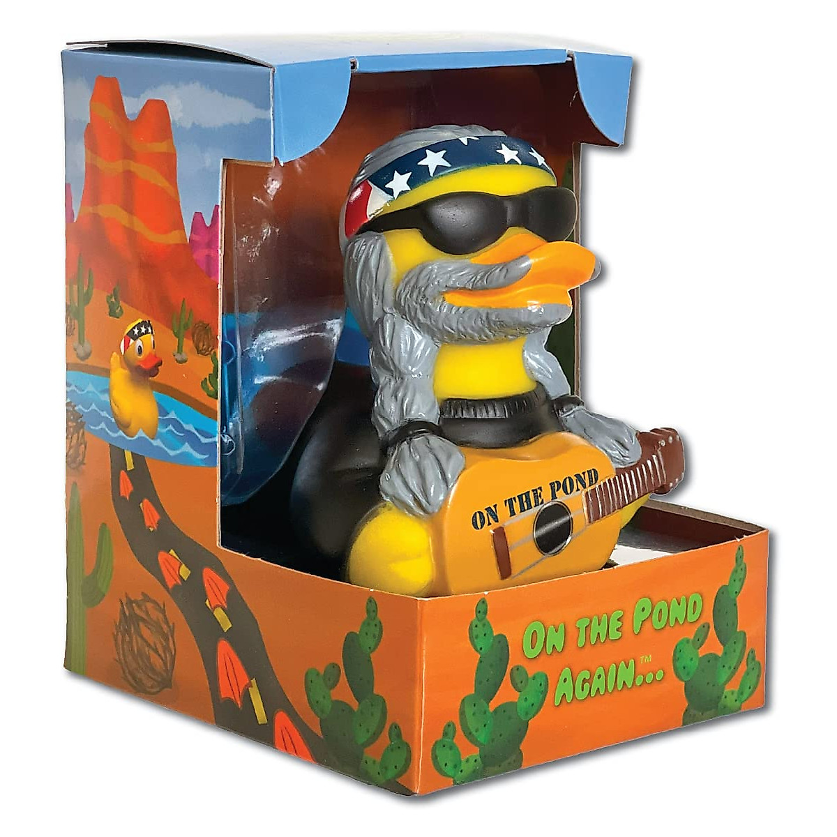 CelebriDucks - On The Pond Again - Floating Rubber Ducks - Collectible Bath Toy Gift for Kids & Adults of All Ages