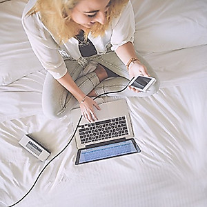 Quickeep 90 Degree iPhone Charger Cable 3 Pack 10ft Right Angle Lighning Cable with Blue LED Light Fast Charging Cable Nylon Braided Cord Compatible with iPhone 12 11 Xs MAX XR X 8 7 6s Plus (Black)