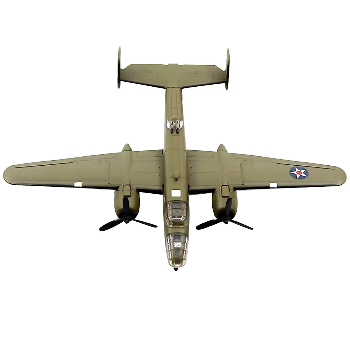 TECKEEN Alloy B-25 Bomber Mitchell Aircraft Model Aircraft Model 1:144 Model Simulation Science Exhibition Model