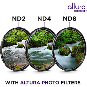 58MM Complete Lens Filter Accessory Kit (UV, CPL, ND4, ND2, ND4, ND8 and Macro Lens Set) for Canon EOS 70D 77D 80D 90D Rebel T8i T7 T7i T6i T6s T6 SL2 SL3 DSLR Cameras