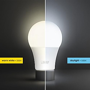 Feit Electric A19 LED Light Bulbs, 60W Equivalent, Non Dimmable, 800 Lumens, E26 Standard Base, 5000k Daylight, 80 CRI, 10 Year Lifetime, Energy Efficient, 24 Pack, A800850/10KLED/MP/24