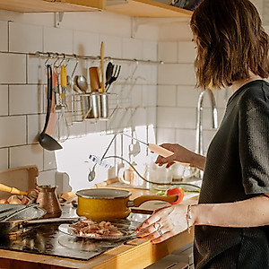 Tofficu Funnel Cake Ring Bunuelos Mold Rosette Timbale Set Aluminum Waffle Molds with Wooden Handle Bunuelera Mexicana de Molde Bunuelo Maker for Rosette Bunuelos Cookie Molde Para Gelatina
