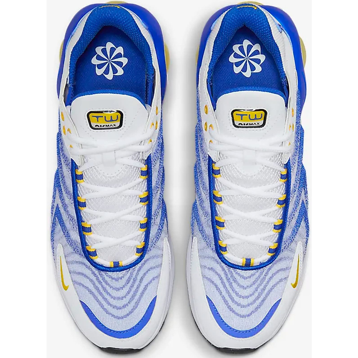 Nike mens Air Max TW Shoes, (Dq3984-100) White/Blue, 11