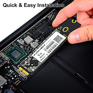 INDMEM SATA SSD 1TB 3D TLC Flash Hard Drive with Tools for MacBook Air Made in Mid 2012 A1465 (EMC 2558), A1466 (EMC 2559)