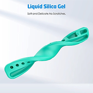 WixGear Case for Apple Pencil and Holder with Tip Storage Box for Apple Pencil 1st and 2nd Generation - Protective Carrying Case with Magnetic Cap Slot, 5 Silicone Cap Holders, Charging Adapter Slot