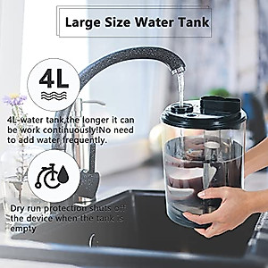 Reptile Humidifier Mister Terrarium Fogger Large Lizard Tank Ultrasonic Reptile Humidifier Electric 4L Tank Fogger Terrarium for Reptile/ Snake/ Herps/ Chameleon