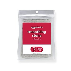 Amazon Basics Smoothing Stone 3-Pack, Grey