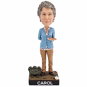 Royal Bobbles The Walking Dead Carol Peletier Bobblehead, Premium Polyresin Lifelike Figure, Unique Serial Number, Exquisite Detail