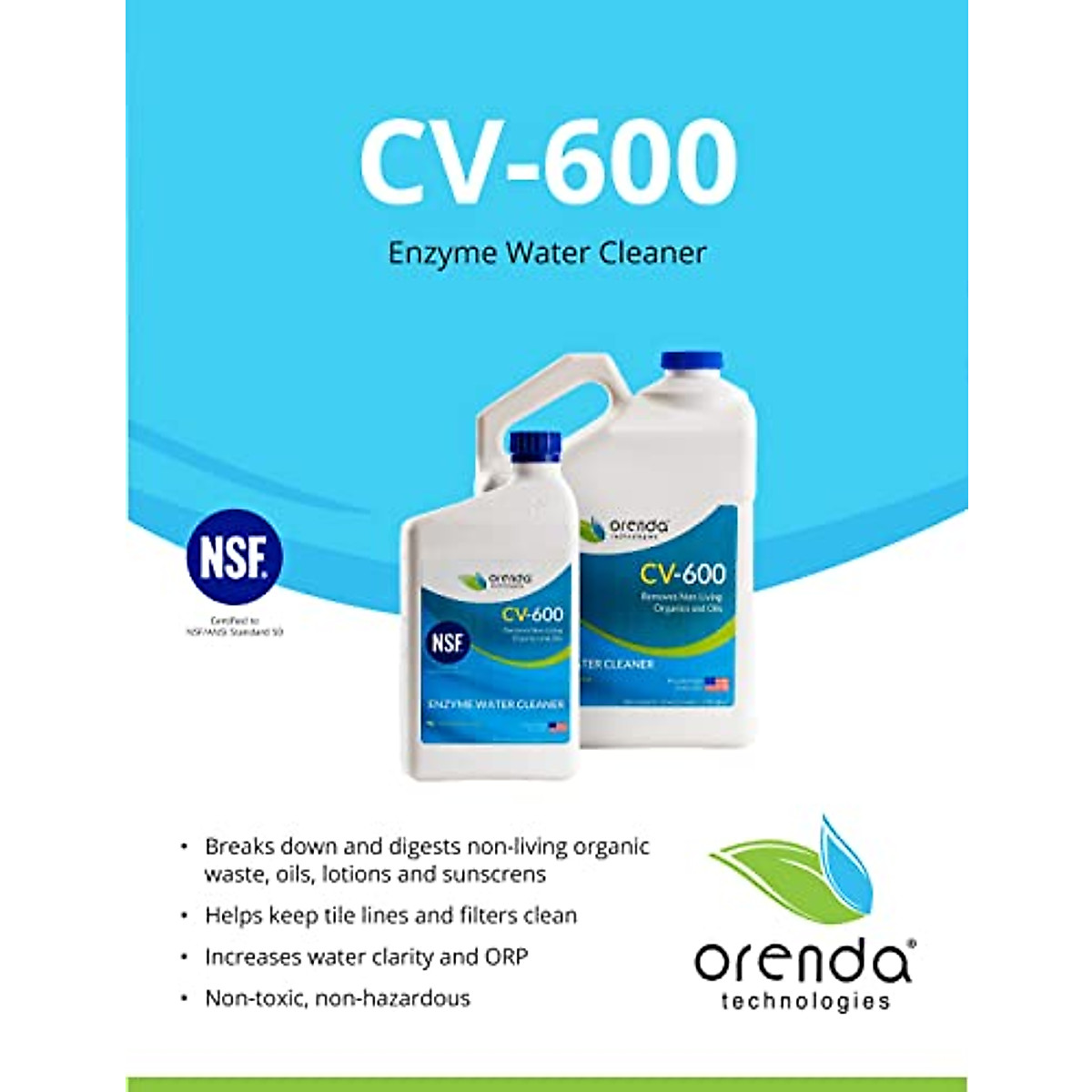 Orenda CV-600 Enzyme Water Cleaner (1 gal) (1)