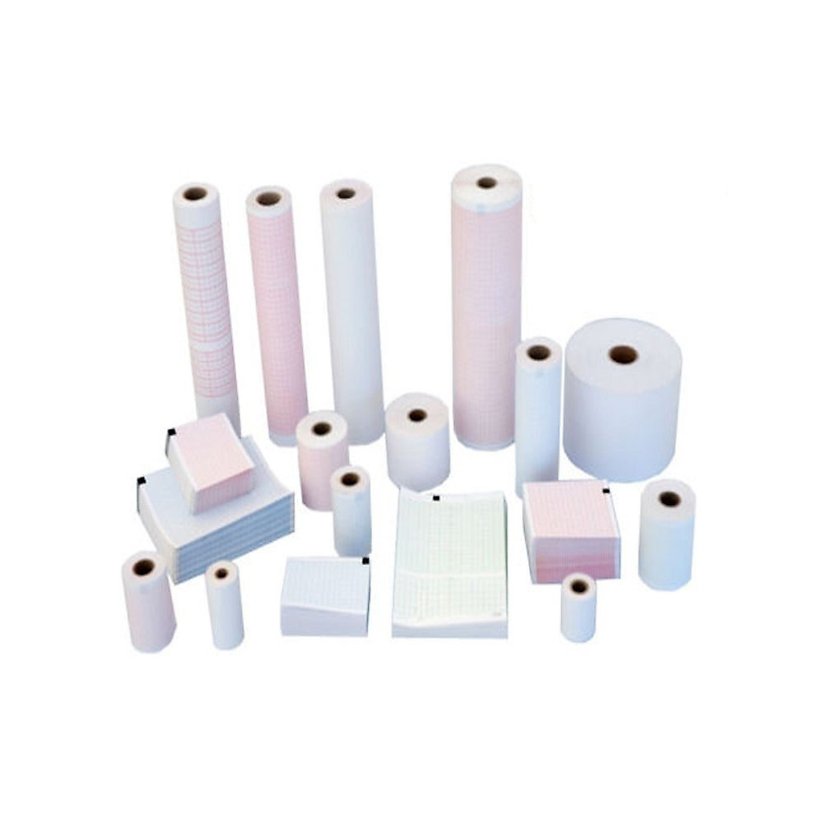 ECG EKG Paper Welch Allyn 94002-000 / Schiller 2157-017A Compatible with at-2 Thermal Recording Sheets 3 Packs per Case