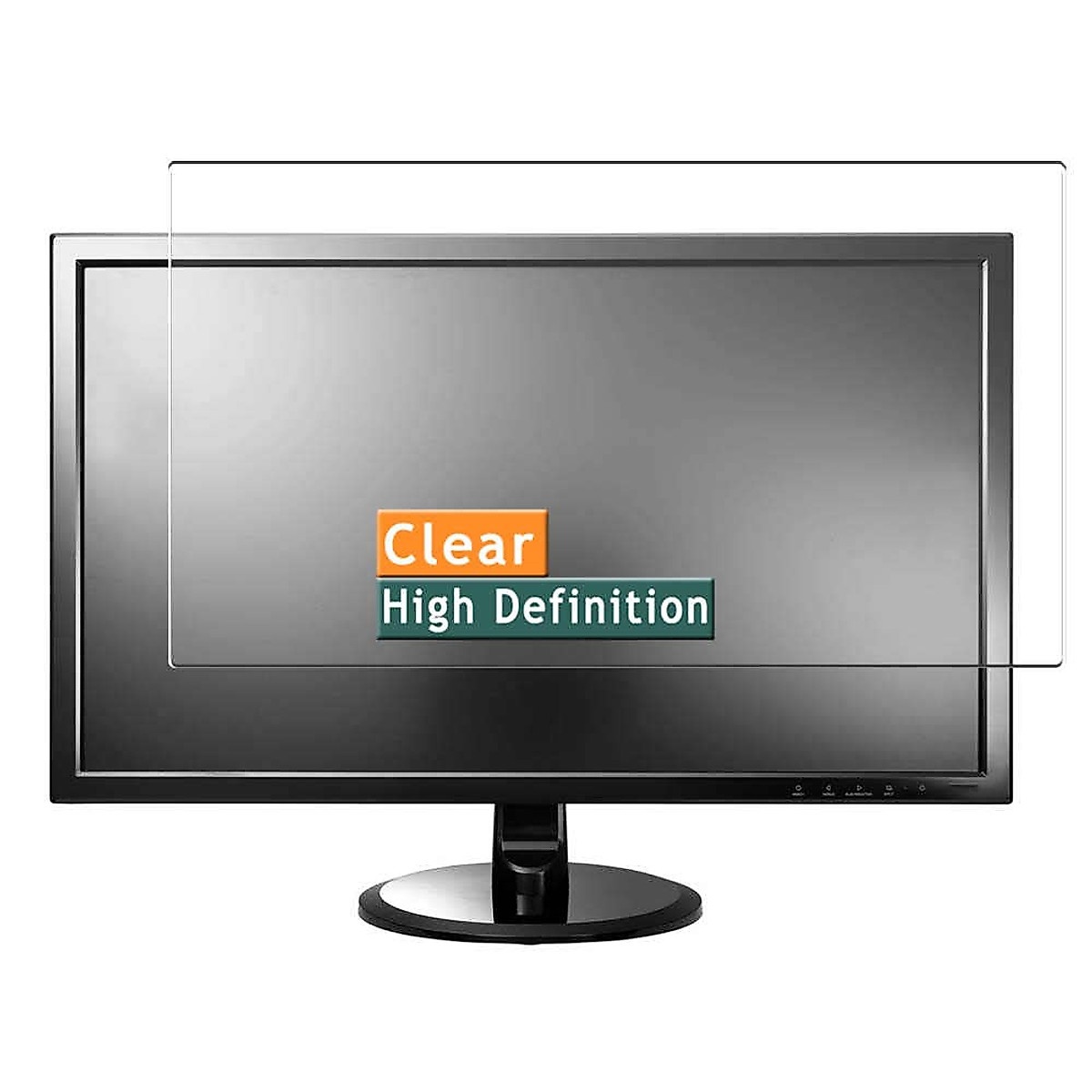 Vaxson 3-Pack Screen Protector, compatible with IO DATA I O LCD-MF271EDB 27" Display Monitor TPU Film Protectors Sticker [ Not Tempered Glass ]