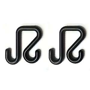 James Development Group 242-STNB Bucket Hooks for 2" Aerial-Bucket Lip, TWO (2) HOOKS INCLUDED