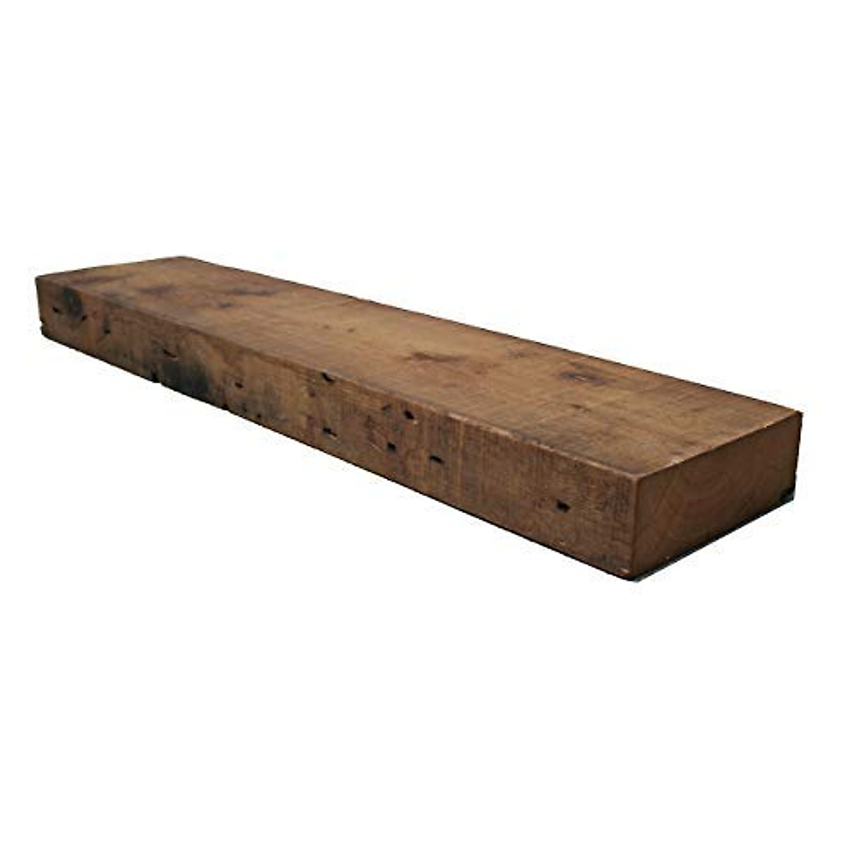 Wilson Rustic Barn Beam Mantel - Reclaimed Farmhouse Wood Shelf (72 inch Long)