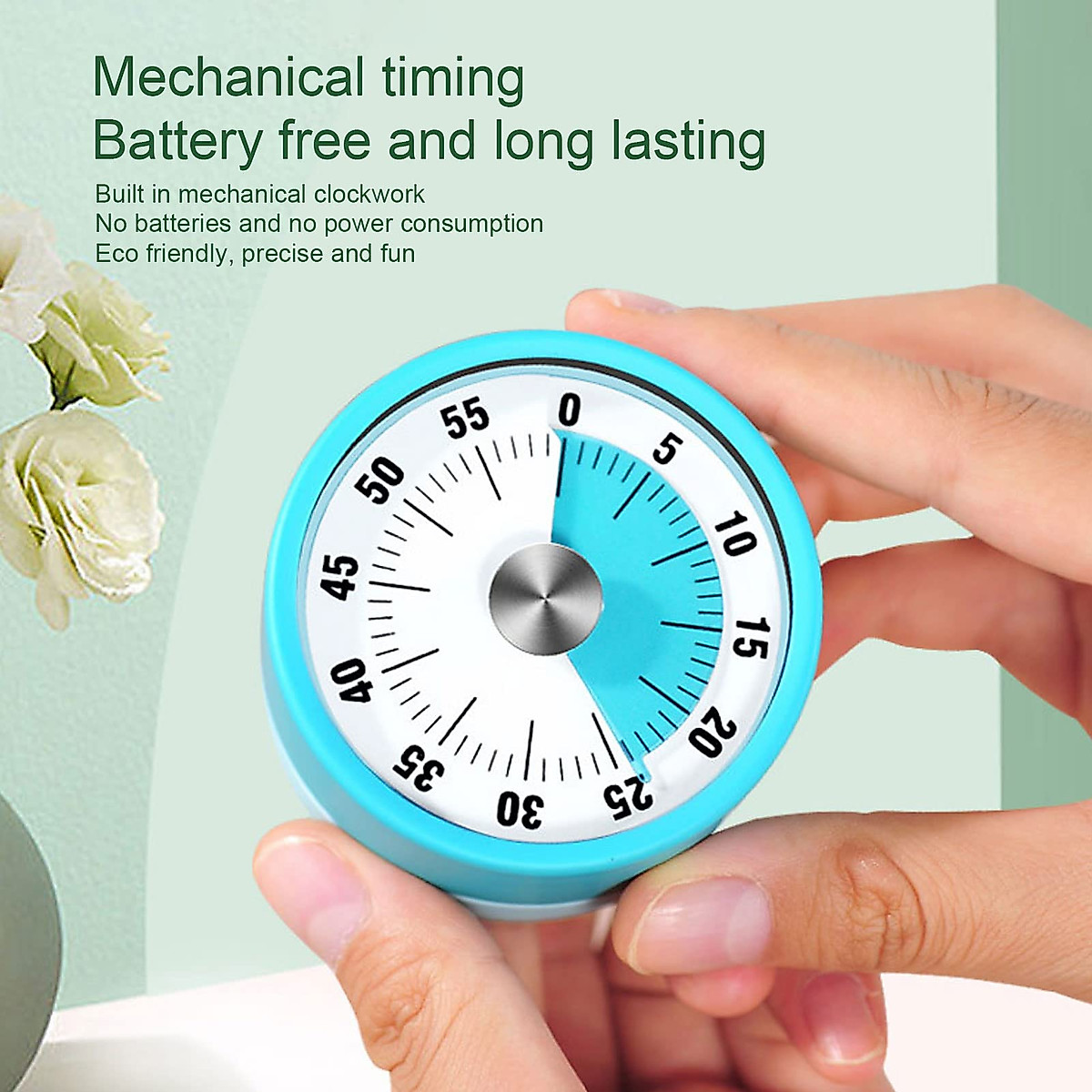 Stainless Steel Visual Timer Stainless Steel Kitchen Cooking Countdown Chef Modern Simple Stainless Steel Visual Timer