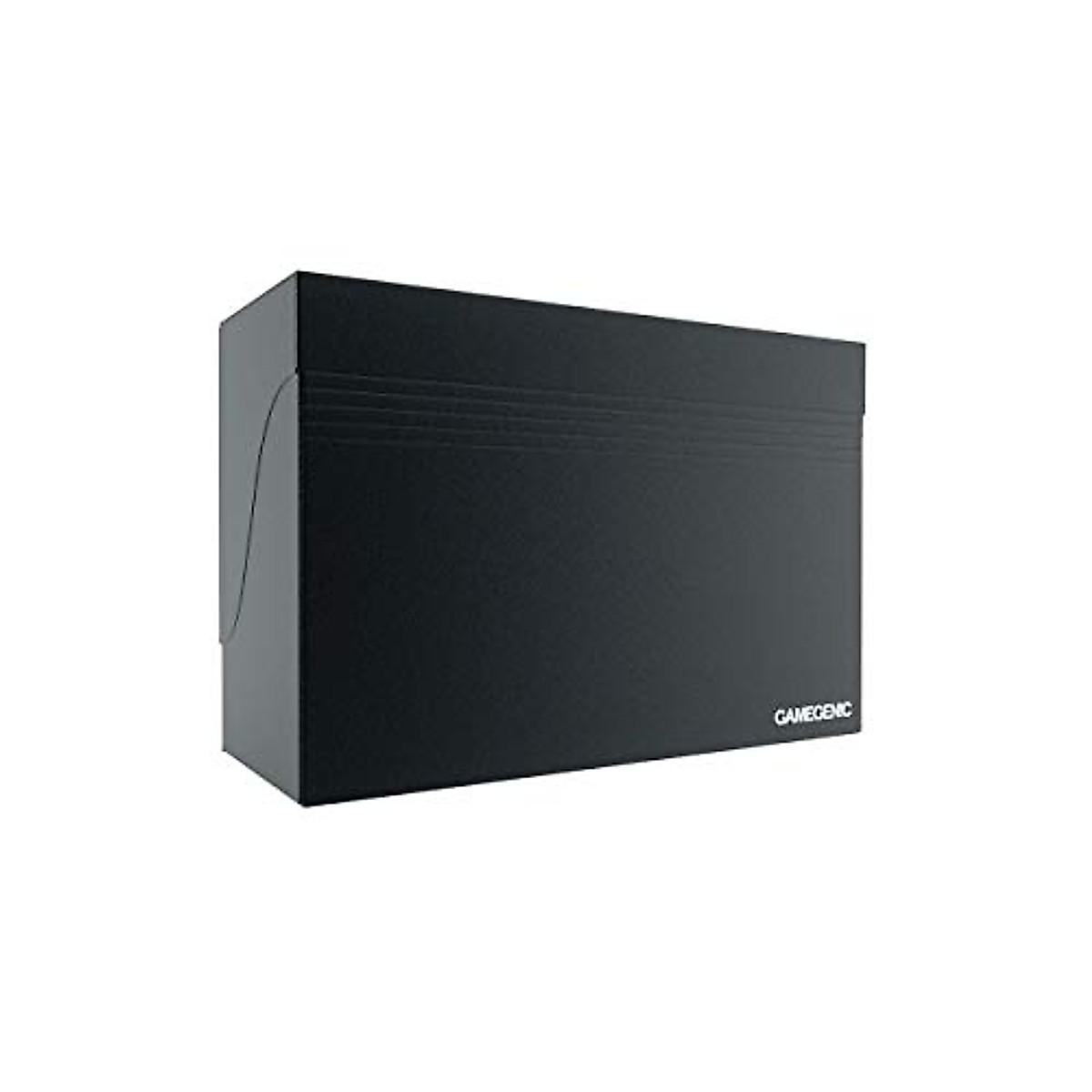 Gamegenic Double Deck Holder 160+ Casual Deck Box | Double-Sleeved Card Storage with Two Removable Deck Holders | Innovative Cobra Neck Technology | Holds up to 160 Cards | Black Color | Made