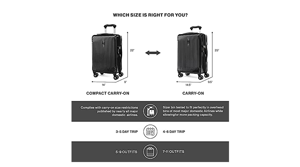 Travelpro Maxlite Air Carry-On Luggage - 21-Inch