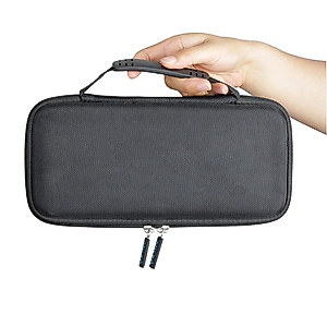 Anleo Hard Travel Case for 3M Littmann Classic III Monitoring, Lightweight II S.E, MDF Acoustica Deluxe Stethoscope (Only Case) (Black)