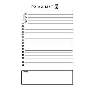 TO DO List Notepads (88 Pages ) Planner Pads. ToDo Checklist w/Priority & Note Sections. Organize & Track Projects, Clients or Daily Tasks. 8.5 X 11, A4 Sheets