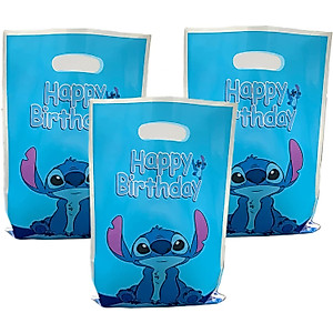30pcs Lilo and Stitch Birthday Party Gift Bags Candy Bags Goody Bags Lilo and Stitch Birthday Party Supplies Decorations (30pcs)