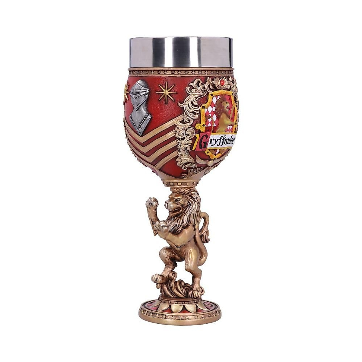 Nemesis Now Harry Potter Goblet, Hand Painted Harry Potter Collectible Chalice, Wizarding Wrold Cup, Ideal Gift for Potterheads - Gryffindor