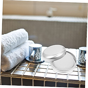 GOOHOCHY 4 Pcs Aluminum Soap Boxes Multi Function Containers for Makeup Earphones and Household Supplies Portable