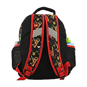 Lego Ninjago Masters of Spinjitzu Boys 16 Inch School Backpack (One Size, Lego Ninjago)
