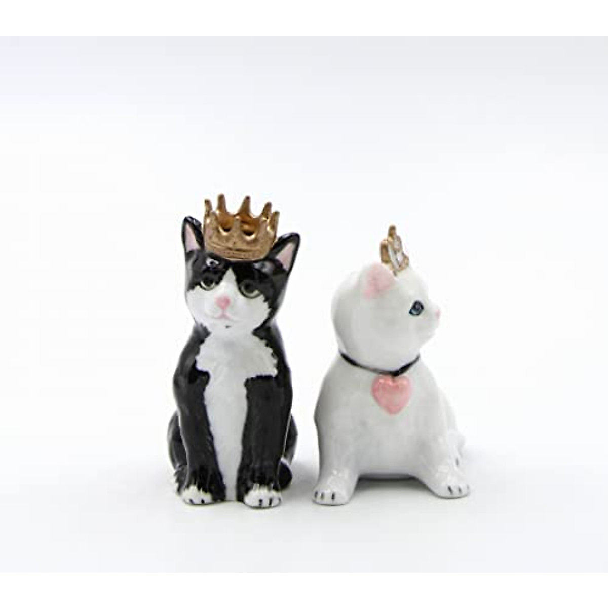 Cosmos Gifts 21031 Prince and Princess Cat Salt and Pepper Shaker