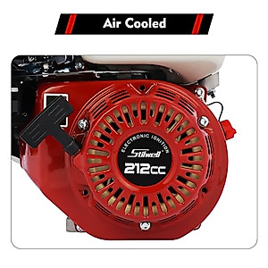 simimasen 160CC 4-Stroke Gas Engine 6.5HP Petrol Engine Air Cooled Gasoline Motor Multi-Use Engine Pull Start for Honda GX160 OHV Air Cooled Horizontal Shaft